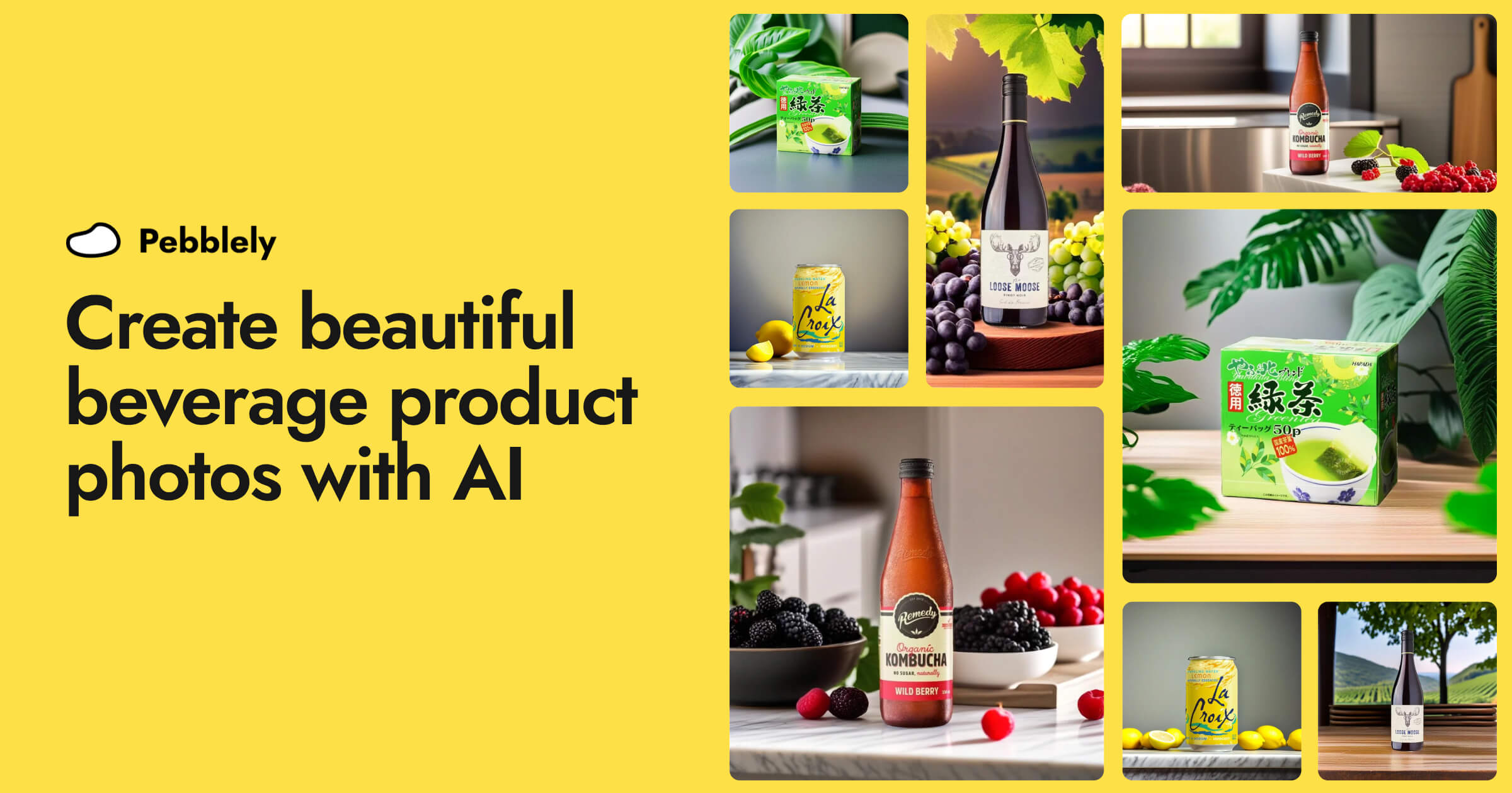 Create Beautiful beverage Photos With AI | Pebblely